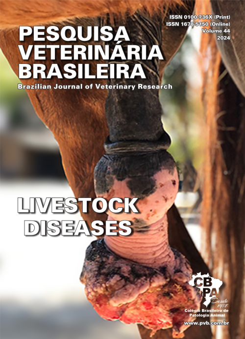 Welcome to Brazilian Journal of Veterinary Research